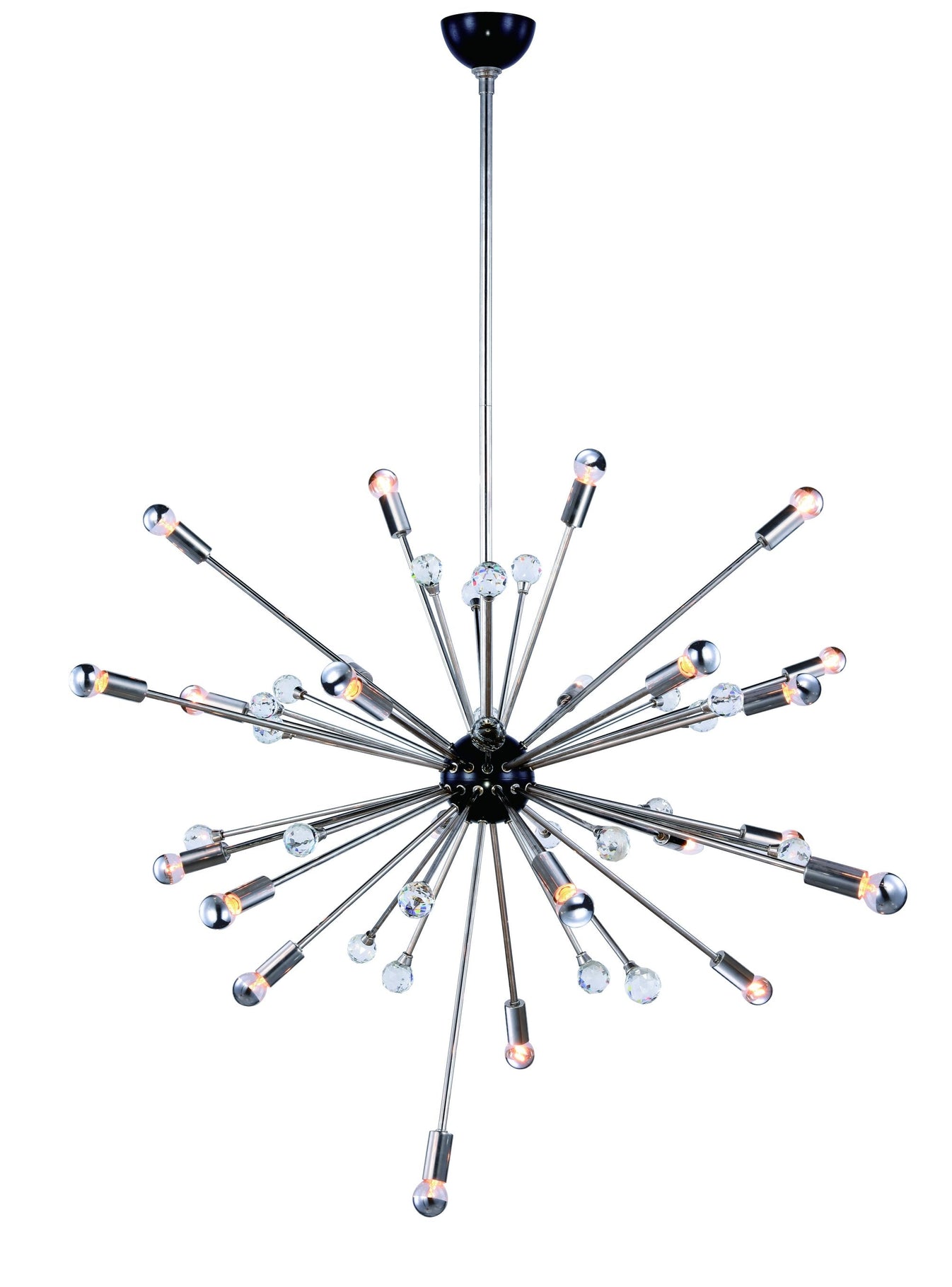 Atomi Sputnik Chrome Crystal Chandelier Pendant | Modern Crystal ...